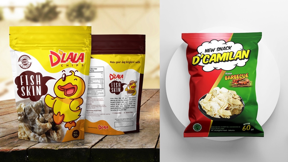 Desain LABEL & PACKAGING Menarik cuma 1 hari.