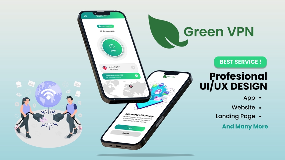 Desain UI / UX for Website, Apps, dan Company Profile