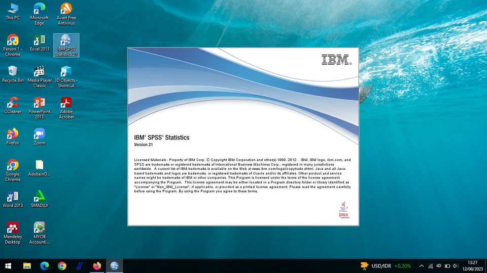 Olah Data SPSS data sekunder dan data primer