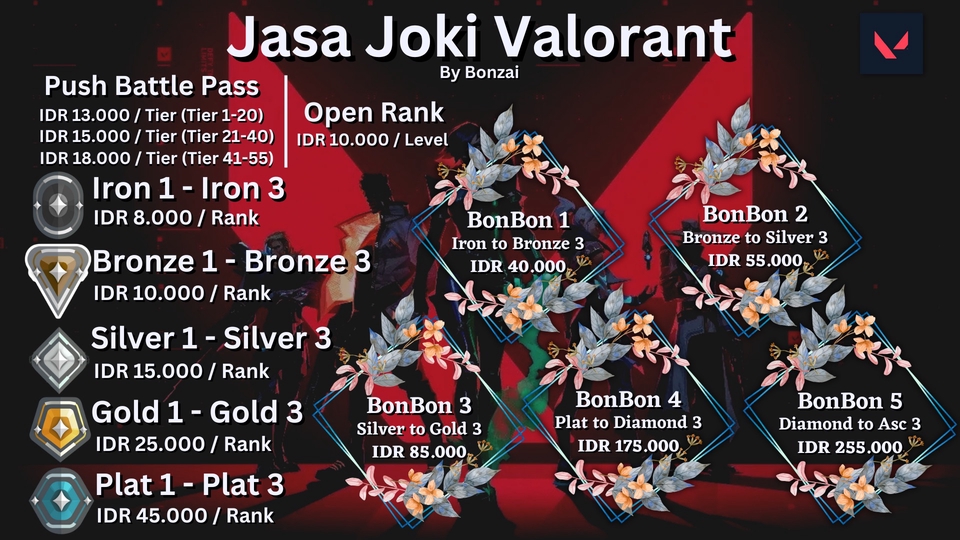 JOKI BOOSTING RANK/BATTLEPASS VALORANT