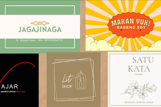 Design logo perusahaan / usaha dan label brand simple, minimalist & modern.