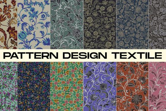 Pattern Design Textile & Fabric untuk Fashion, Dekorasi Rumah, Dll.