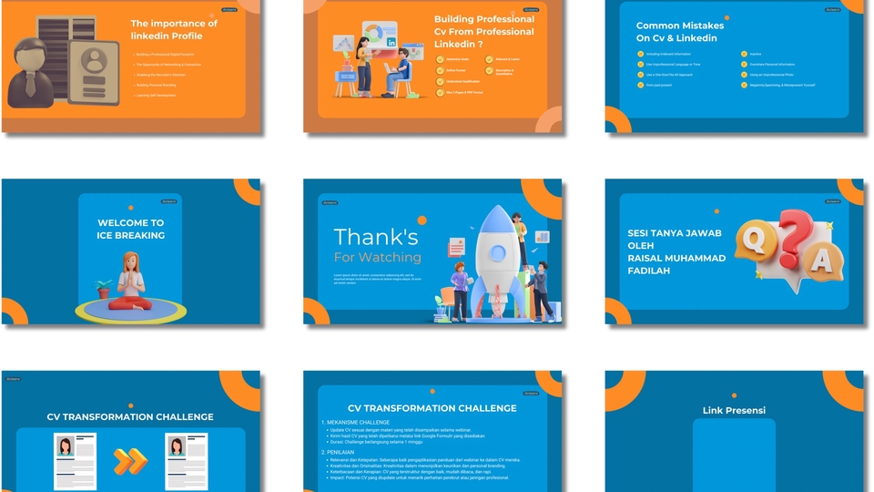 Desain PPT/Presentasi Profesional dan Minimalis. Selesai cepat