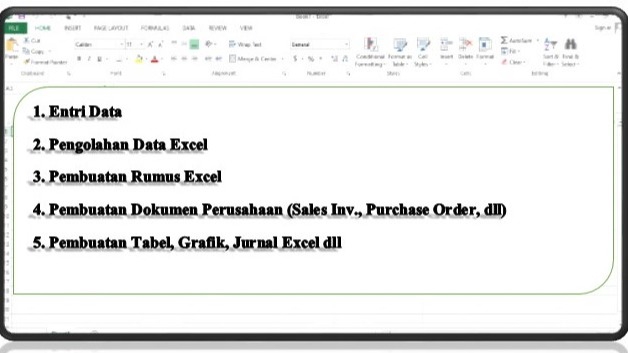 Entri Data Excel, Pengolahan Data dan Formulasi Excel