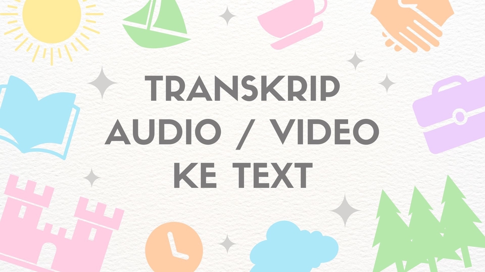 Transkrip Audio dan Video ke Teks Super Cepat dan Tepat