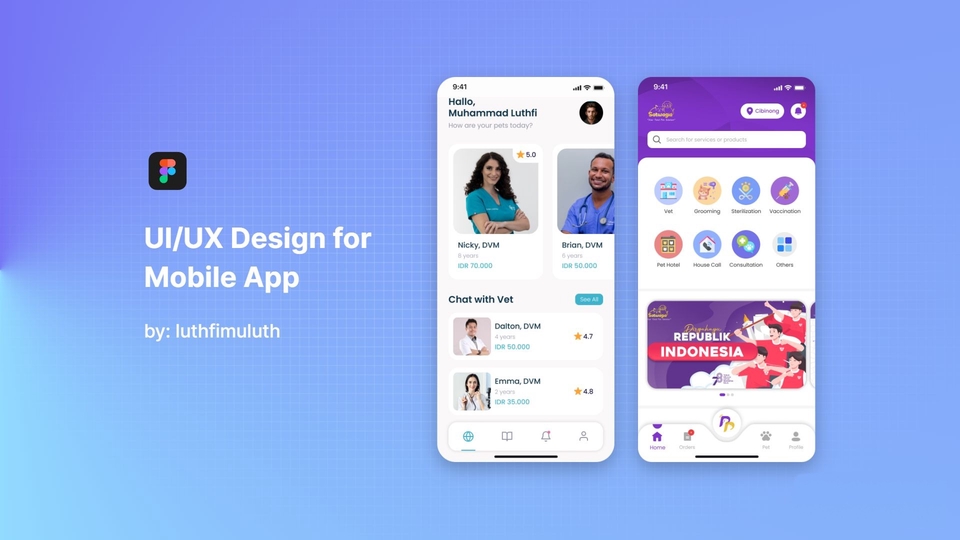 UI/UX Design Mobile App Android & IOS (Figma)
