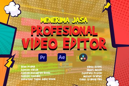 JASA EDITING VIDEO PROFESIONAL (CEPAT DAN BERKUALITAS)