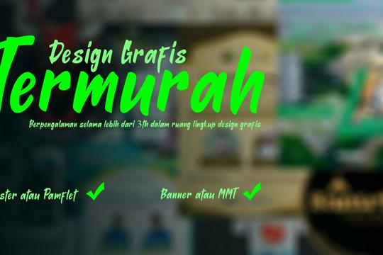Design Pamflet/Poster | MMT/Banner Acara Termurah