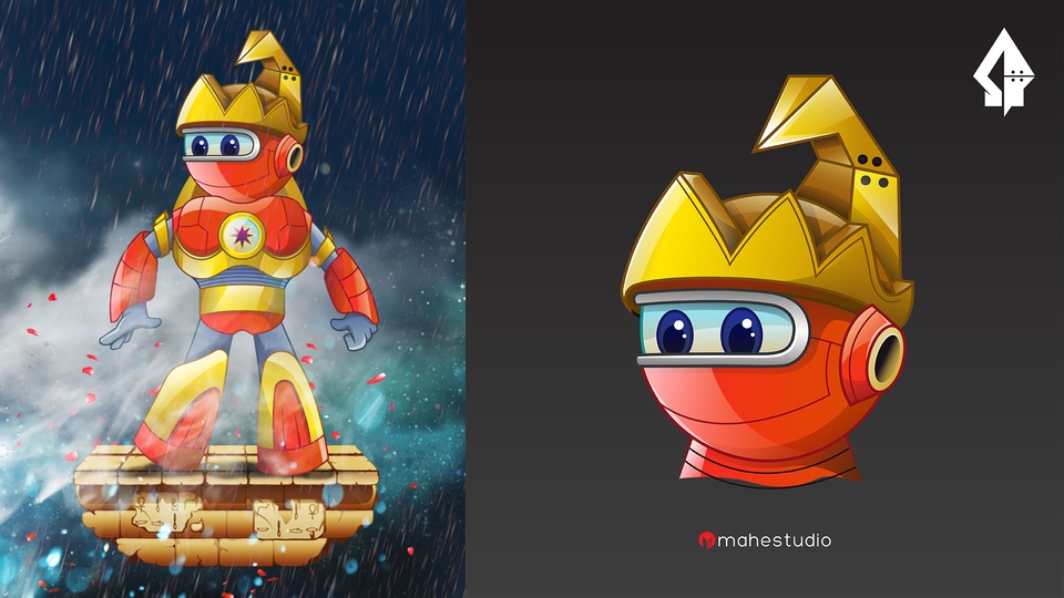 Premium Desain Maskot Logo ★ Karakter ★ Kartun