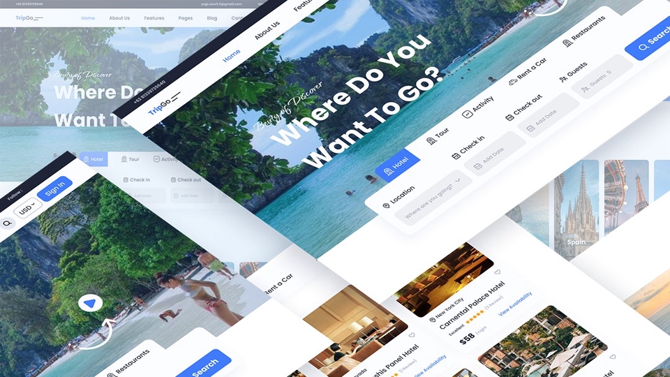 Modern UI/UX Design Profesional Web Aplikasi