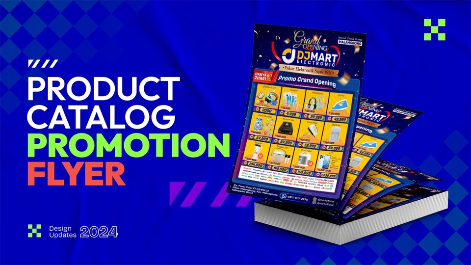 Desain Flayer, Brosur, Catalog, Produk Promosi