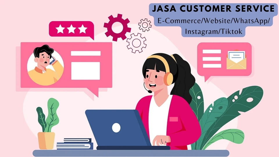 Jasa Customer Service/Admin di E-Commerce/Website/WhatsApp/Instagram/Tiktok