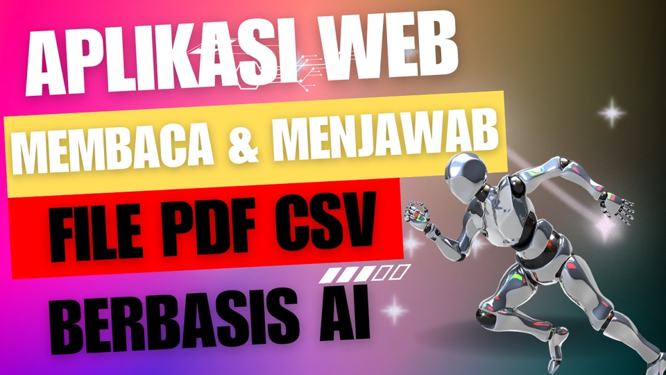 Aplikasi Web Berbasis AI untuk Membaca PDF CSV dan Menjawab Pertanyaan