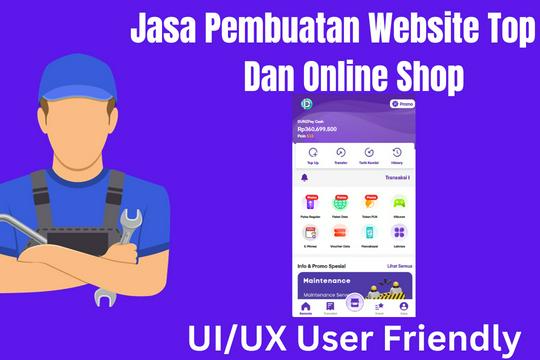 Jasa Pembuatan Website Online Shop dan PPOB Top Up Game Terintegrasi WhatsApp