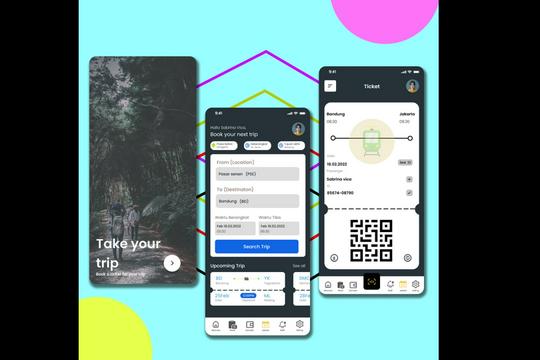 UI UX Desain Mobile App 1 - Full Frame