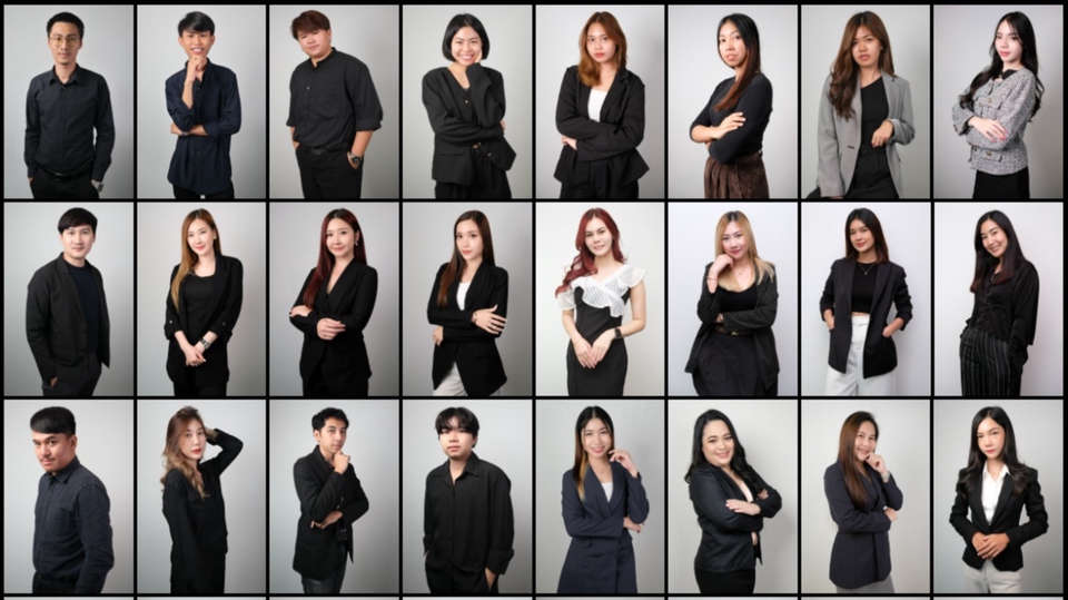 ถ่ายภาพ corporate portrait profile studio