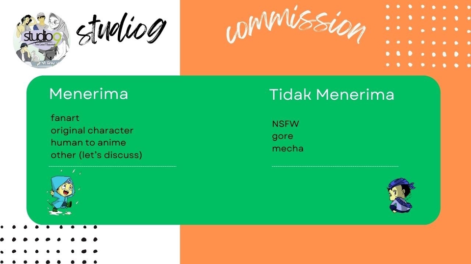 Jasa Desain Maskot/Original Karakter 2D