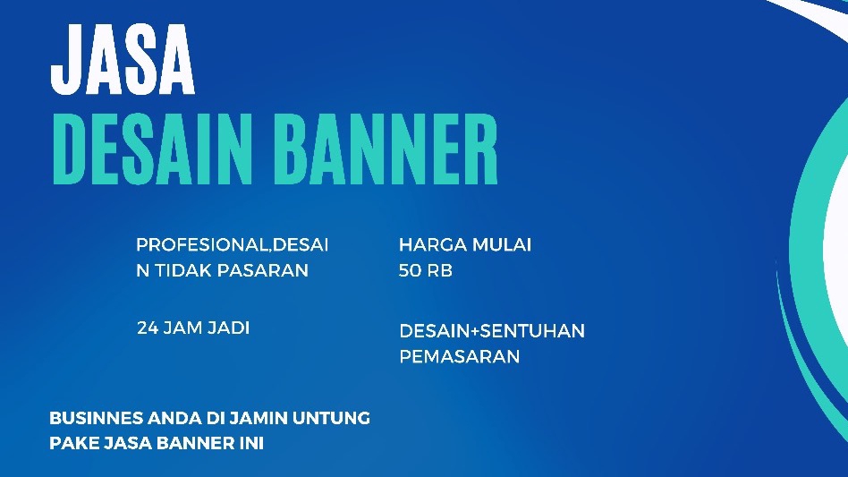 JASA DESAIN BANNER BUSINNES -SPANDUK-SOSIAL MEDIA+24 JAM JADI+DENGAN ...