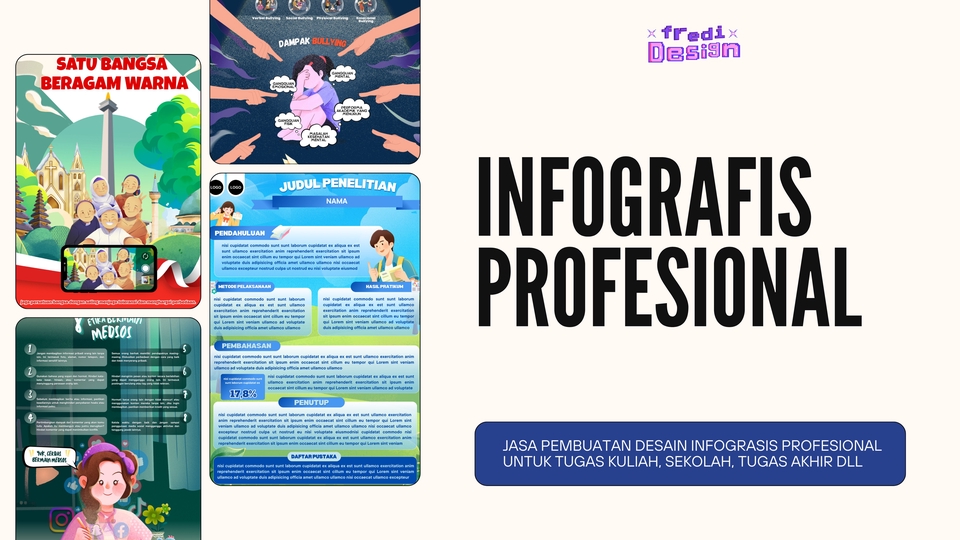 Desain Poster Infografis Profesional (Cepat Jadi)