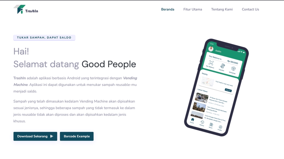Aplikasi Native Android & iOS (opsi penambahan halaman admin & website)