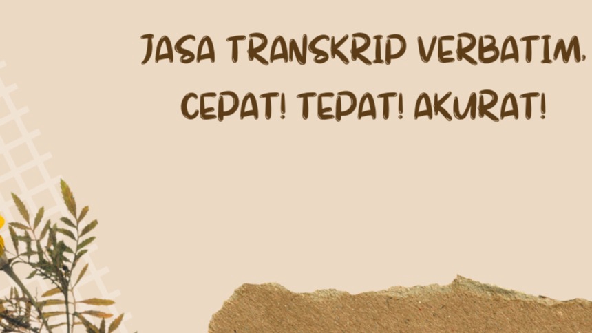 Bantu Transkrip verbatim wawancara konseling