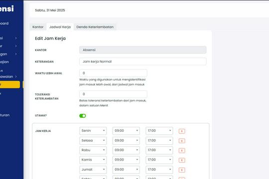 Aplikasi Absensi berbasis Laravel 12 dan React Native