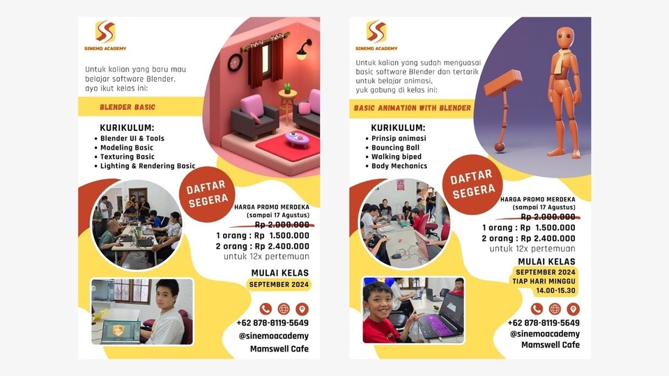 Desain Flyer & Brosur untuk promosi dengan Canva