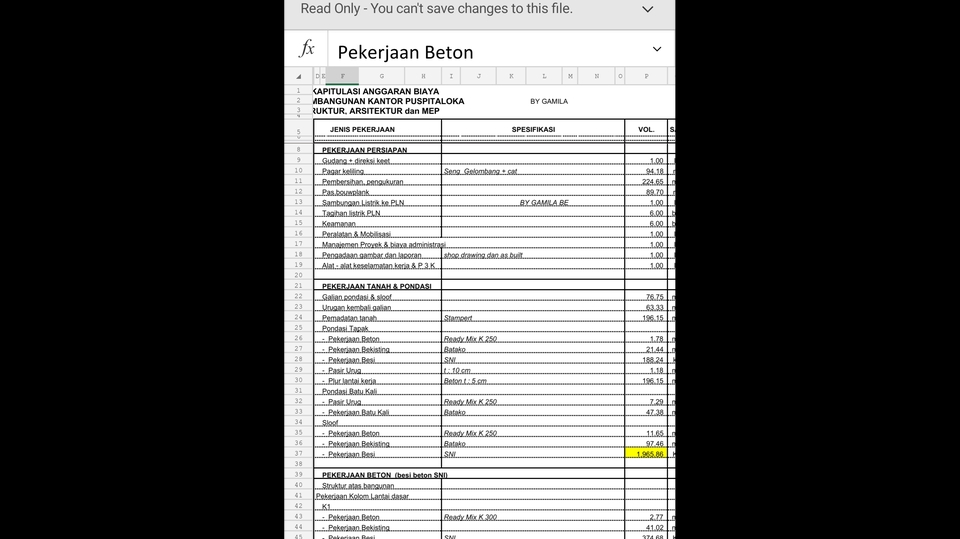 JASA HITUNG RAB (RENCANA ANGGARAN BIAYA)