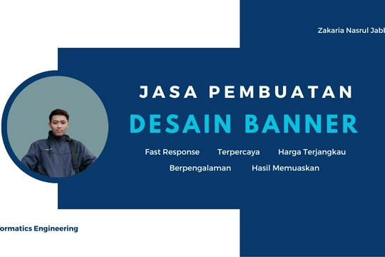 Jasa Pembuatan Banner / Pamflet