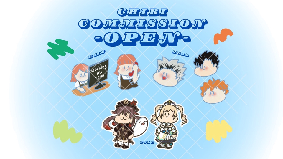 รับวาดการ์ตูน CHIBI / Character / Fan art / Original character