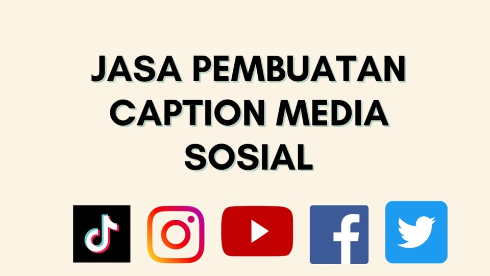 Jasa Pembuatan Caption Media Sosial