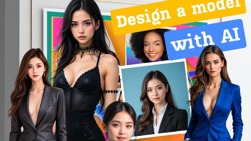 การใช้ AI ในการออกแบบนางแบบและนายแบบ สร้าง Content Marketing with Ai