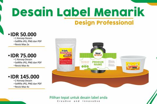 DESAIN LABEL PROFESIONAL