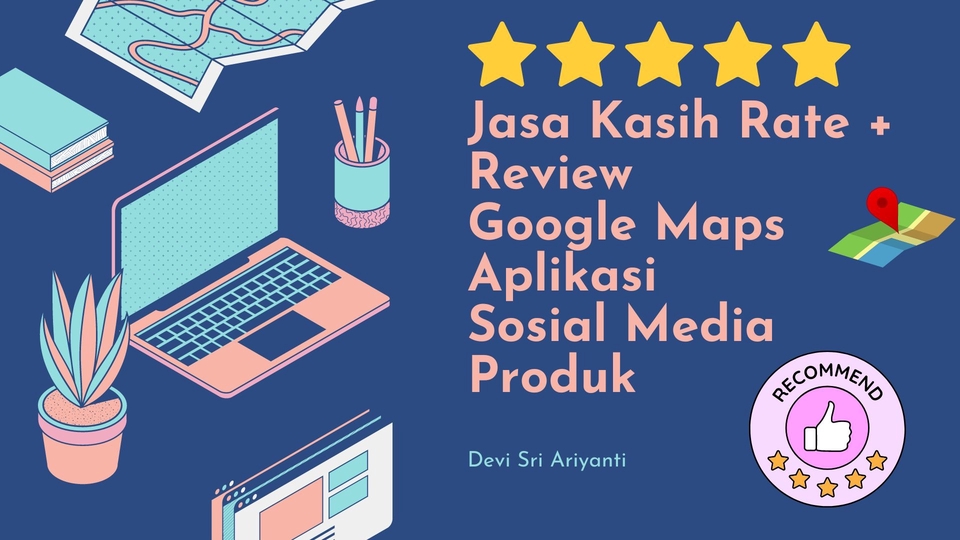 Jasa Kasih Rate dan Review Google Maps, Aplikasi, Produk dll
