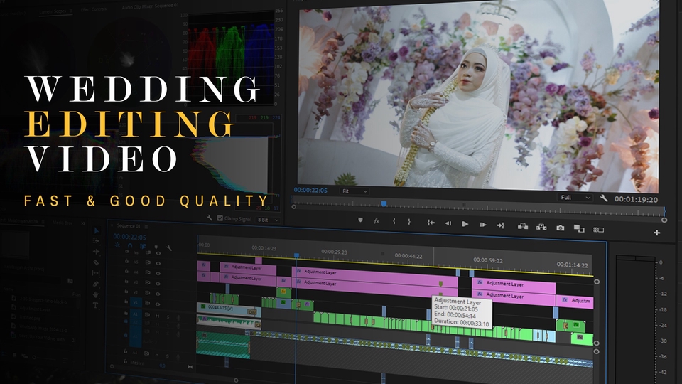 Wedding editing Cinematic dan Teaser