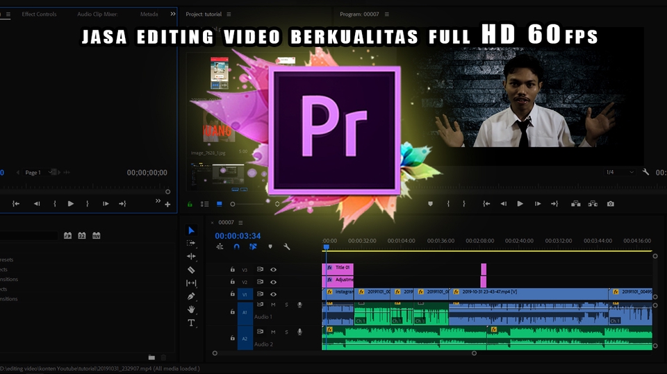 EDITING VIDEO REVISI SAMPAI PUAS HARGA MERAKYAT TENTUNYA BERKUALITAS