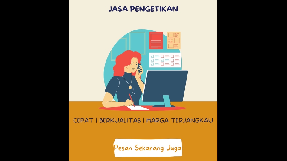 Jasa Pengetikan Sederhana Cepat