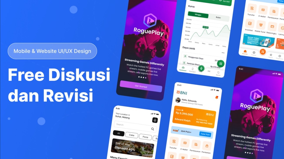 Design UI/UX - Free Konsultasi dan Revisi