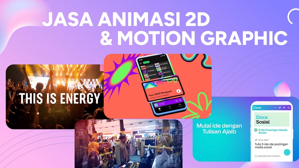 Jasa Animasi 2D & Motion Graphic Profesional | Cocok untuk Iklan Sosial ...
