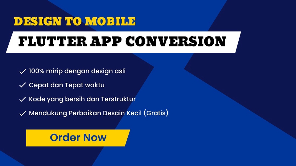 Convert Design Mobile ke Aplikasi Flutter