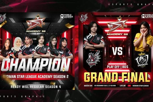 Jasa Desain Poster Esports Social Media