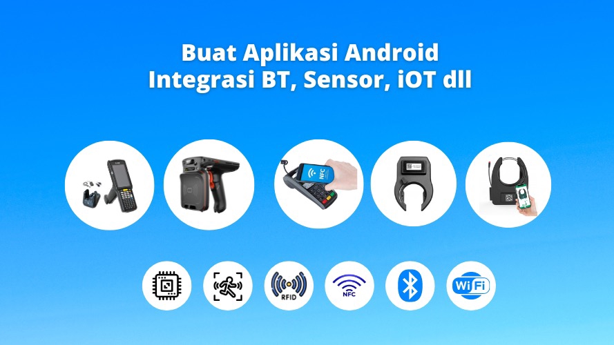 Aplikasi Android sensor bluetooth arduino nfc iot rfid dll.