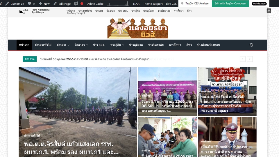 Project - Wordpress ข่าวท้องถิ่น