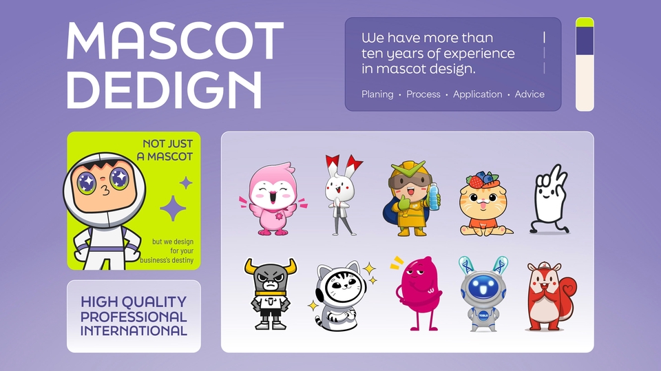 ออกแบบ MASCOT คุณภาพสูง ด้วยประสบการณ์มากกว่า 10 ปี