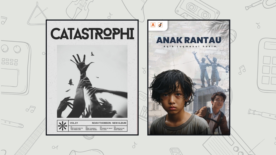 Cover Album Unik & Estetik – Tunjukkan Identitas Musik Anda!