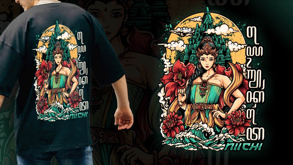 DESAIN KAOS / T-SHIRT CUSTOM ILLUSTRASI ART WORK UNLIMITED REVISI