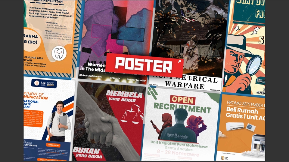 Desain Poster for your promotion, information, etc