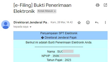 Jasa pengisian data SPT tahunan/ pemintaan kode EFIN