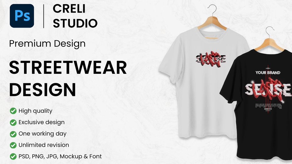 Exclusive Streetwear Designs For Your Brand - Unlimited Revision