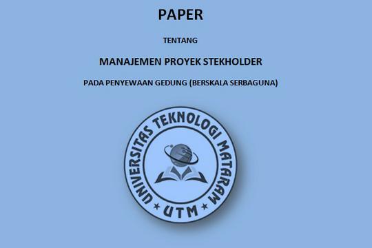 PAPER MANAJEMEN PROYEK STEKHOLDER PENYEWAAN GEDUNG